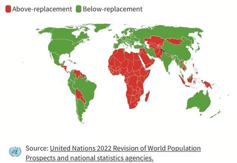 Un Statistics Has Released World Birth Rate Data For 2022 Several