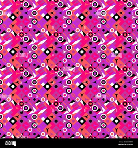 Seamless Colorful Diagonal Mosaic Pattern Background Abstract Vector Graphic Design Stock