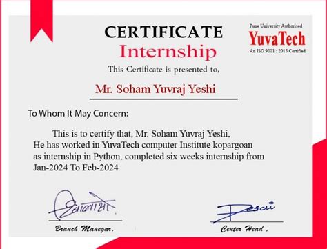 soham yeshi on linkedin hey all i have successfully completed my