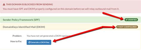 validate spf and dkim records duocircle