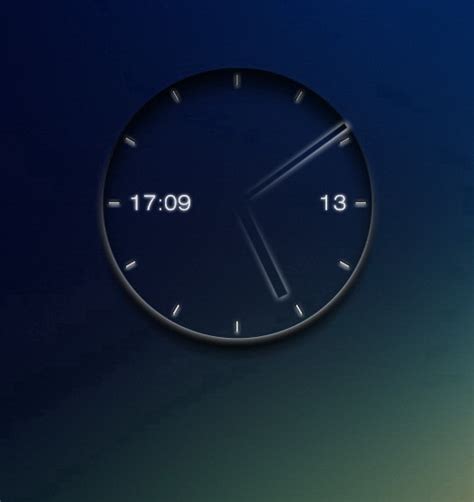Transparent Analog Clock Mod XWidget For Android