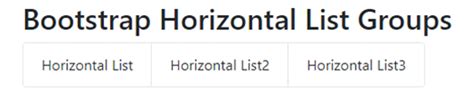 Bootstrap List Groups I2tutorials