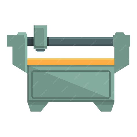 Premium Vector Steel Plant Cnc Icon Cartoon Vector Machine Equipment