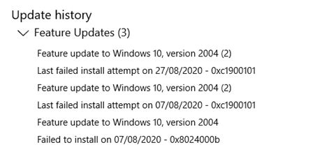 Unable To Update Getting 2 Error Codes Solved Windows 10 Forums