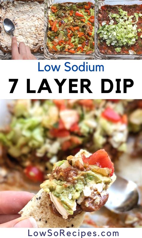 Low Sodium 7 Layer Dip Recipe Low So Recipes In 2025 Low Sodium Recipes Heart Heart Healthy