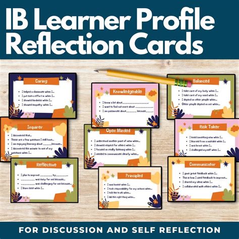 Ib Learner Profile Reflection Cards Etsy