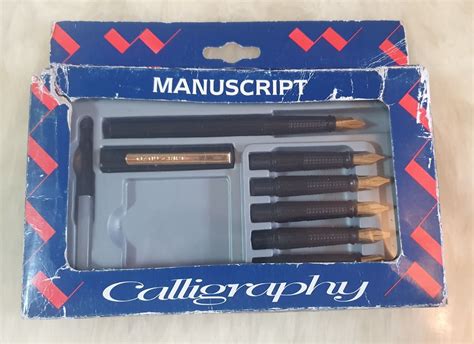 Manuscript Caligraphy Set Hobbies And Toys Stationery And Craft