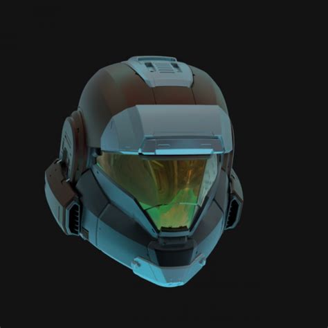 3d Printable Firefall Helmet Halo Infinite By Aguilar Workshop