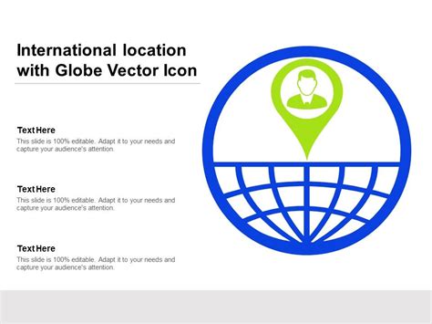International Location With Globe Vector Icon Ppt PowerPoint Presentation Icon Sample PDF