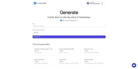 Universal Data Generator Reviews Price Info And 38 Alternatives Ai