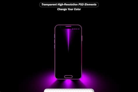 Premium Psd Smartphone Mobile Screen Technology Mobile Display Light
