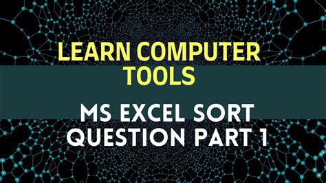Ms Excel Class Part 1 Youtube