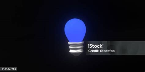 파란색 전구 아이콘입니다 에너지와 사고의 상징 창의적인 아이디어 3d 아이콘 0명에 대한 스톡 사진 및 기타 이미지 0명 3차원 형태 개념 Istock