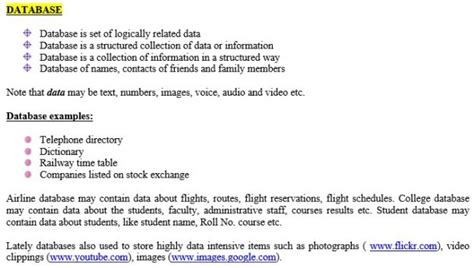 DBMS Basics Computer Fundamentals EngineersTutor