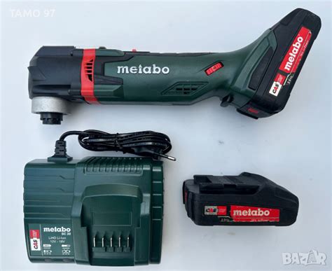 METABO MT 18 LTX - Акумулаторен мултишлайф 2x18V 2.0Ah в Други ...