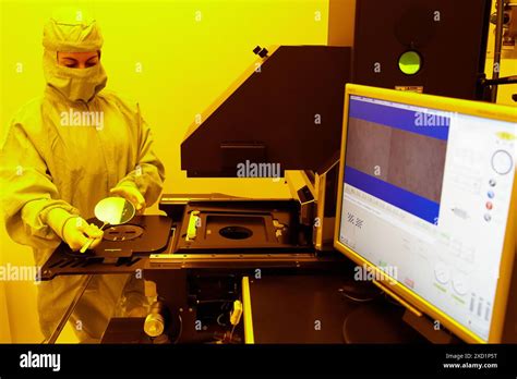 Automated Mask Alignment System Photolithography Processes Cleanroom Microelectronics And