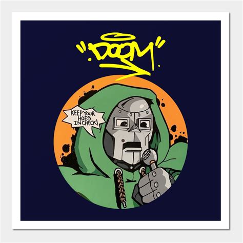 Mf Doom Wall And Art Print Mf Doom Mf Doom Lettering Mf Doom