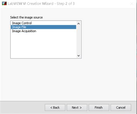 create a labview vi from vision assistant ni community