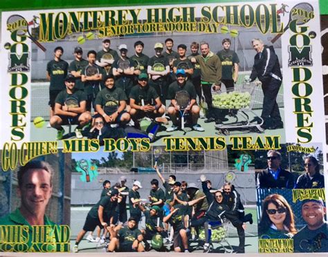 Monterey High School Tennis Team Congrats To Rls Seniors And On Your