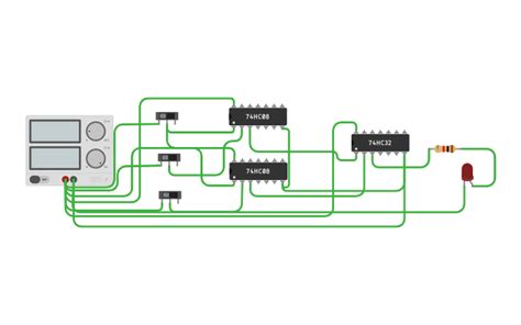 Circuit Design To Implement Sop Tinkercad