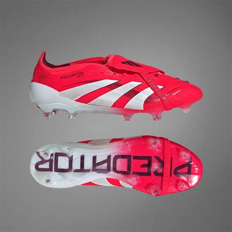 Adidas Predator Elite Foldover Tongue Fg Lucid Red Core White Core