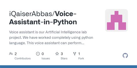 Voice Assistant In Pythonproject Reportpdf At Master · Iqaiserabbasvoice Assistant In Python
