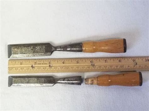 2 Vintage Dunlap Socket Chisel 1 And 3 4 Bevel Edge Made In Germany Antique Price Guide