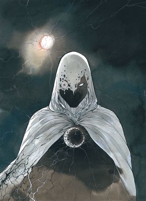 Peach Momoko Moon Knight Marvel Commentary Request Highres 1boy