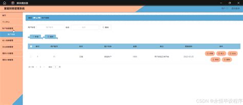 ssm毕设 家庭财务管理系统源码 程序 论文 csdn博客