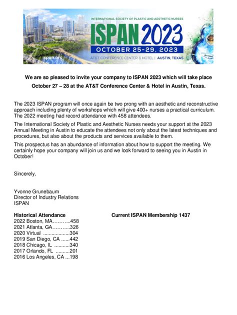 Fillable Online International Society Of Plastic And Aesthetic Nurses ISPAN Fax Email Print