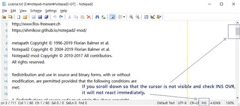 ins ovr · issue 95 · zufuliu notepad4 · github
