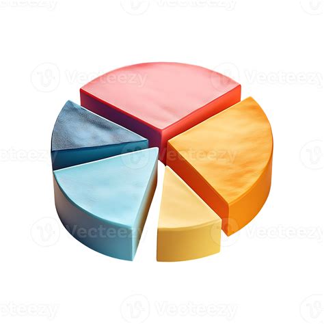 Multicolored Pie Chart Segment Symbol Isolated On Transparent Background 46824343 PNG