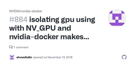 Isolating Gpu Using With Nvgpu And Nvidia Docker Makes The Docker Image Not Usable In Different