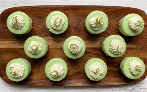 Mini Lime Cheesecakes Entertablement