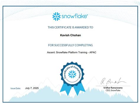Snowflake Dataplatform Continuouslearning Professionalgrowth