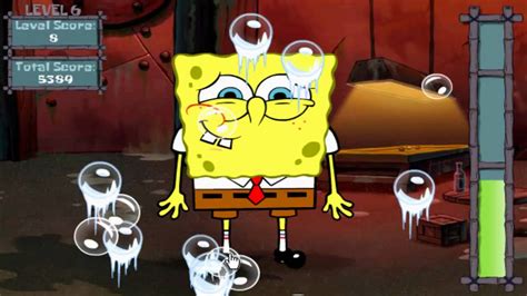 Spongebob Squarepants Flash Game Bubble Bustin Game Youtube