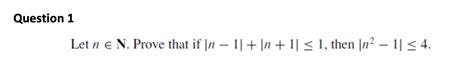 Solved Let NN Prove That If N1 N 11 Then Chegg Com