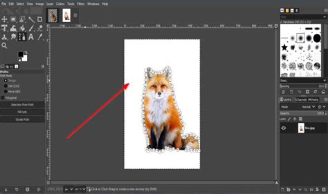 remove objects using gimp for windows 10