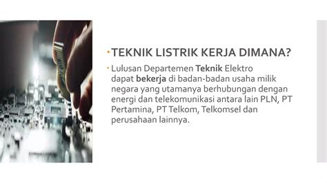 Jurusan Matkul Teknik Tenaga Kerja Beasiswa Ppt