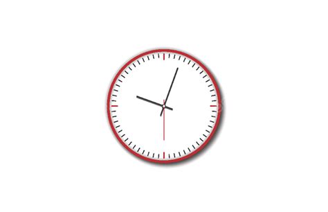 Red Alarm Clock Vector Design Images Red Vector Clock Element Vector
