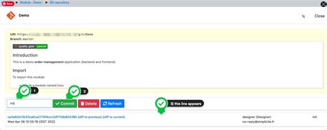 initialiser un repository git de module sur github support