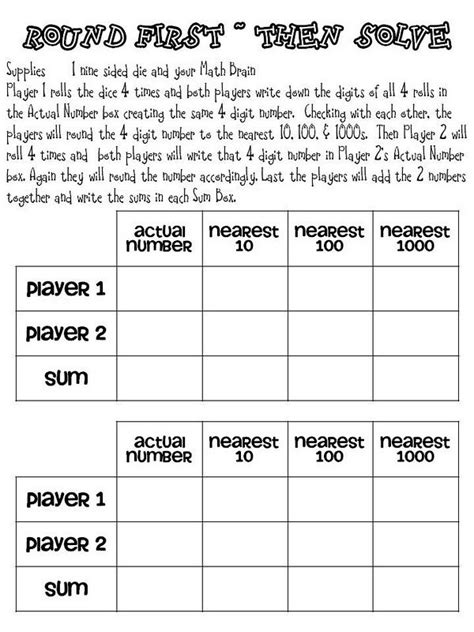 66 Best Images About Rounding On Pinterest Simple Poster Student And Math Games