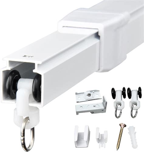 37 142in Retractable Wall Or Ceiling Mount Curtain Track