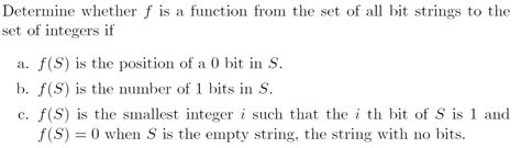Solved Determine Whether F Is A Function From The Set Of All