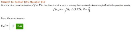 Solved Chapter Section Question Find The Chegg Com