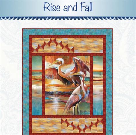 Rise And Fall Panel Frame Quilt Pattern Bound To Be Quilting Btbq470