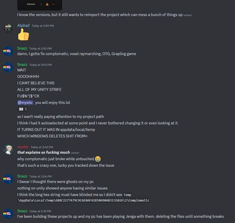 i finally found out why my unity projects seem to randomly break every