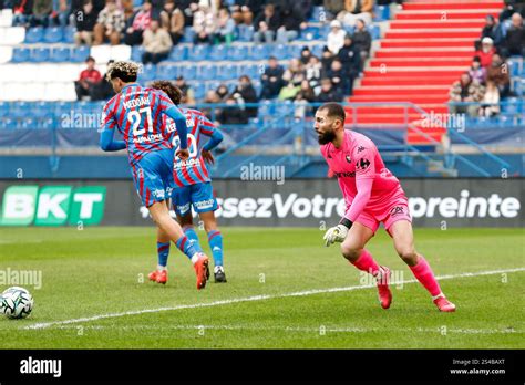 01 Anthony Mandrea Smc During The Ligue 2 Bkt Match Between Caen And Grenoble At Stade Michel