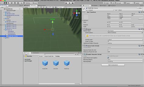 Unity 3d Health Bar Not Remaining Fixed To Enemyin This Case Enemy 1