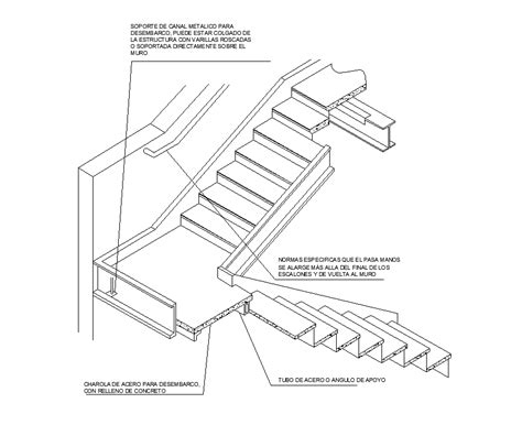 Staircase Detail Is Given In This Autocad Dwg Drawing File Download Now Cadbull